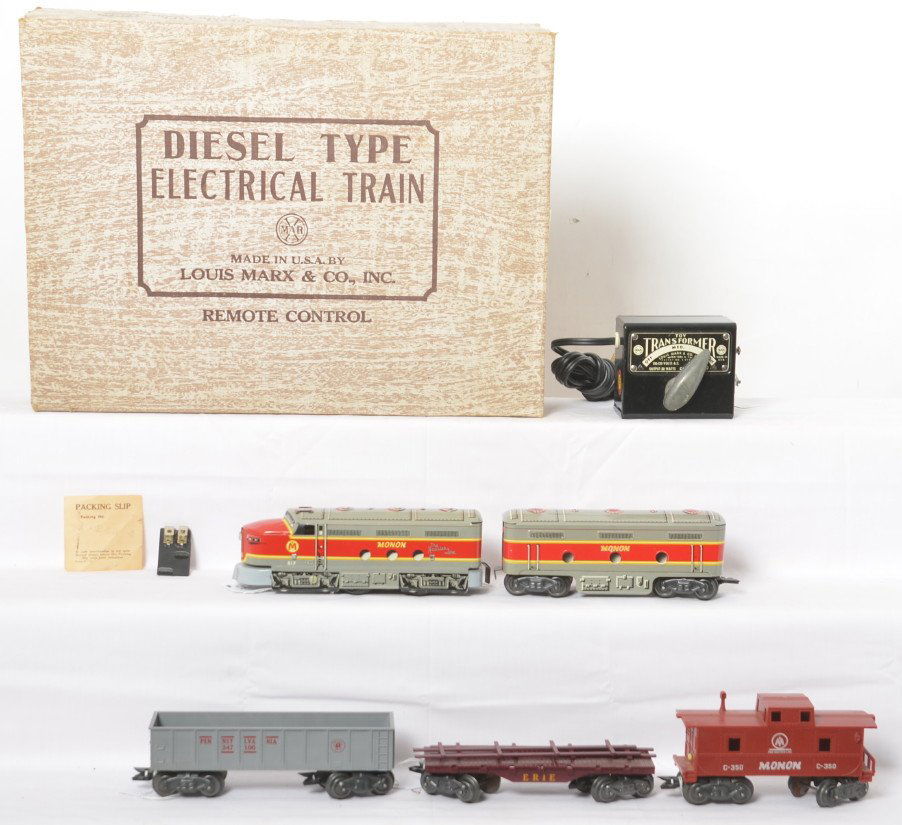 Marx No. 28822 Monon diesel freight in OB