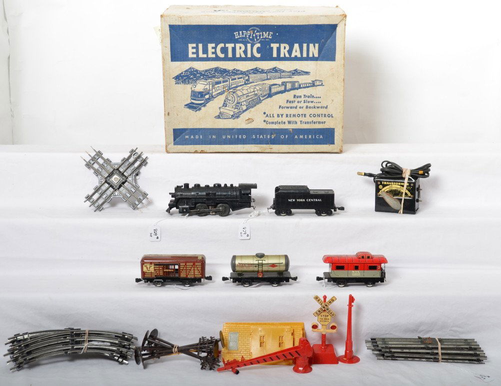 Marx Happi Time electric train steam freight set in OB