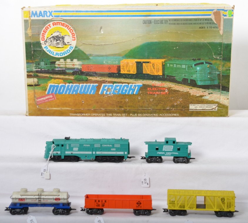 Marx No. 41850 Mohawk Freight 5 Unit Electric Train in