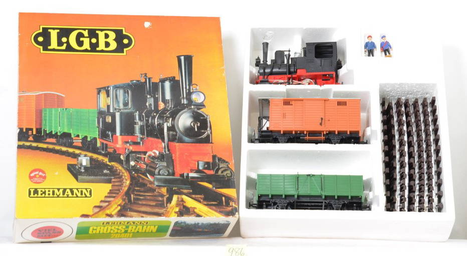 Lgb 20401 Steam Freight Set In Original Box