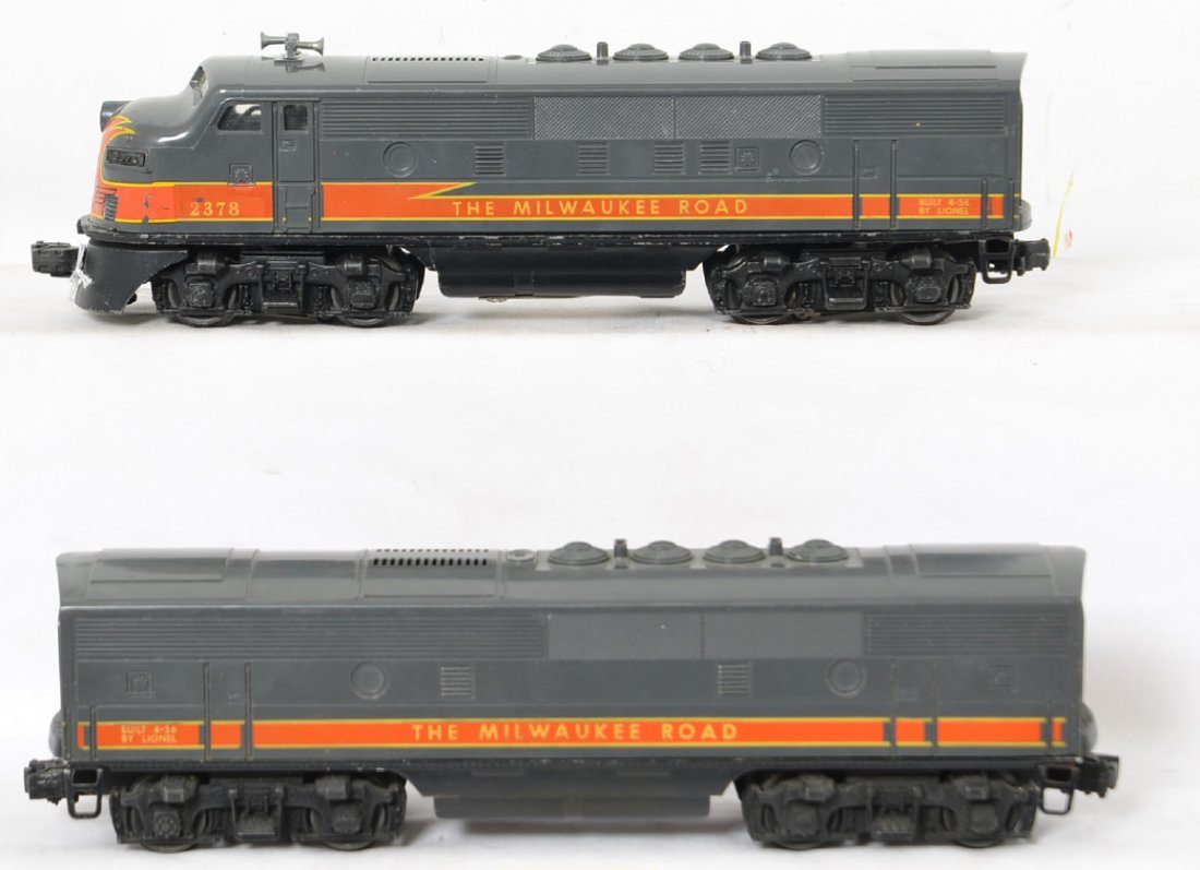 Lionel 2378 The Milwaukee Road F3 A-B diesel locomotive