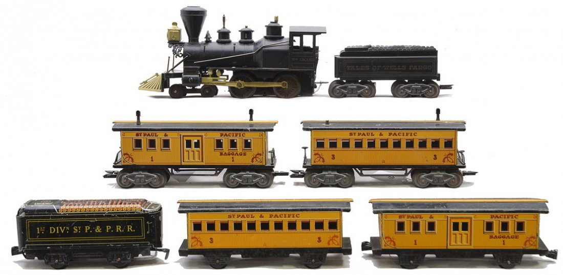 Marx Litho Wells Fargo Passenger Set no. 54742