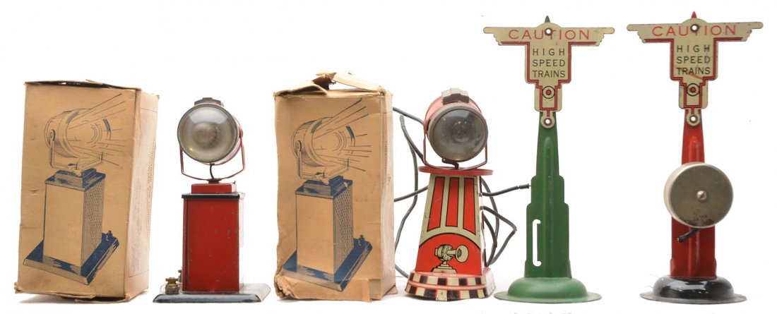 Marx Litho Searchlight 410 OB 314 417 Crossing