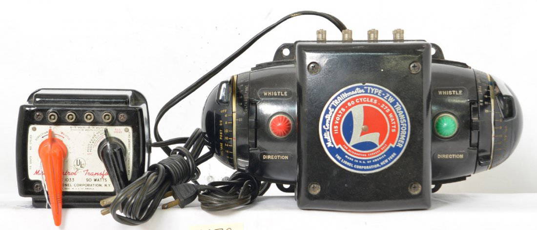 Lionel Postwar Zw & 1033 Transformers