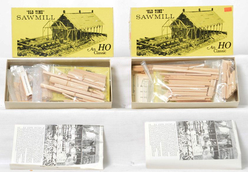2 Fine Scale Miniatures 170 sawmill kits