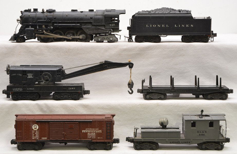 Lionel 4-Car Work Train Set no. 2115WS - Oct 04, 2014 | Stout Auctions ...