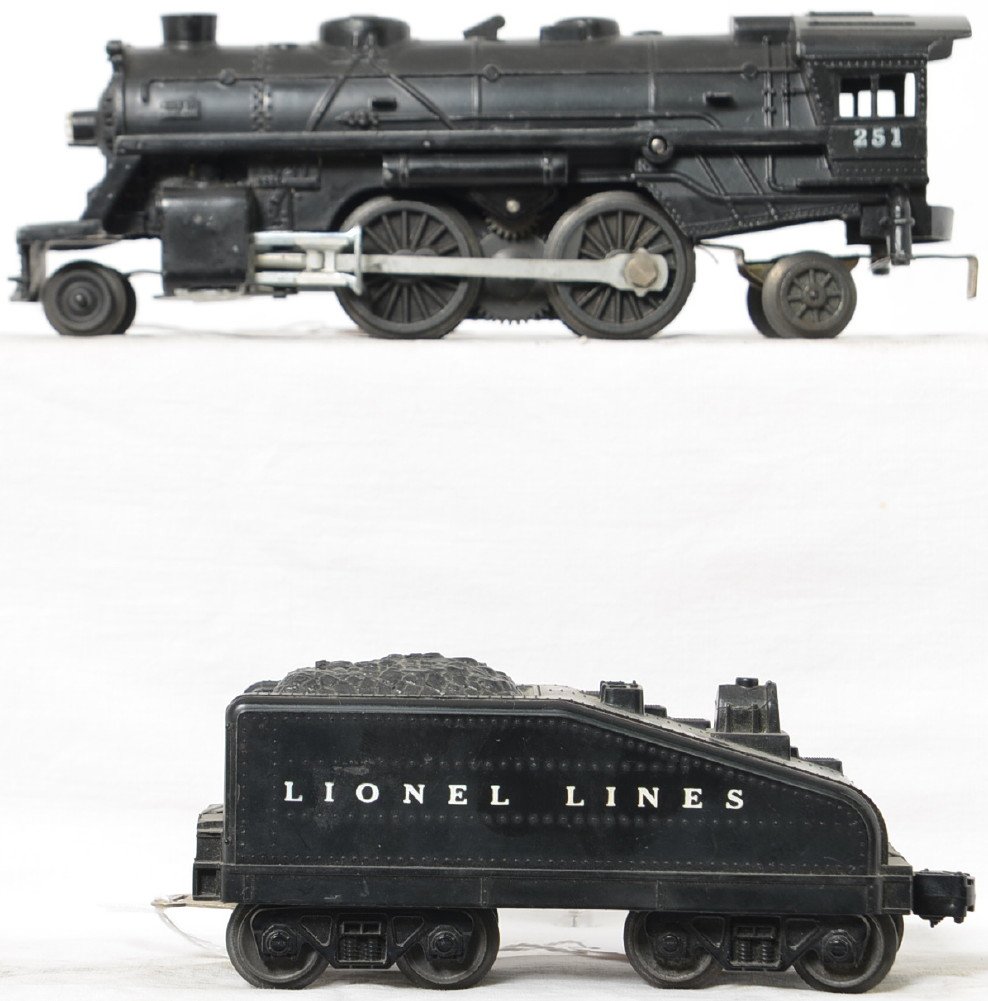 Lionel Postwar O gauge 251 steam locomotive & 1062T - Oct 25, 2014 ...