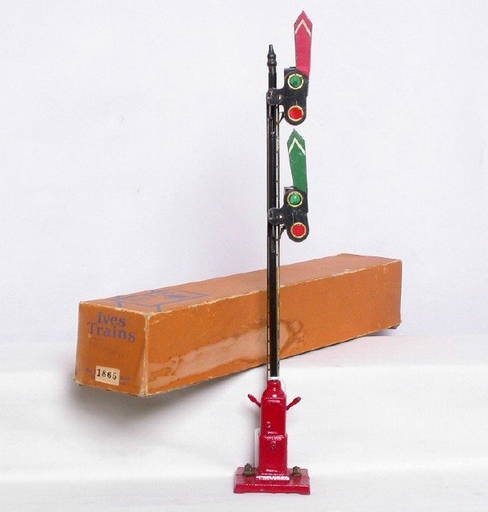 Ives Prewar 1865 Double Blade Semaphore, Ob