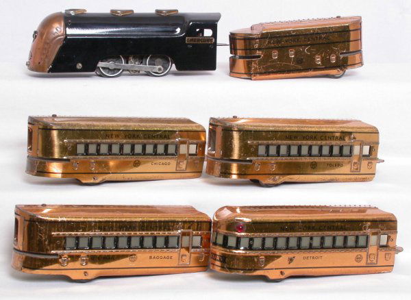 382: Marx copper Mercury 6-piece set