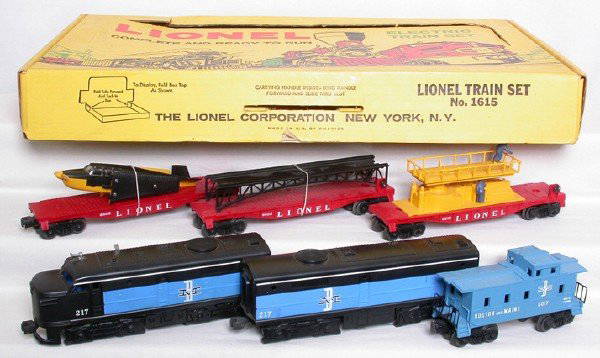Lionel 1615 Freight Set W/ 217 Boston Maine Alcos