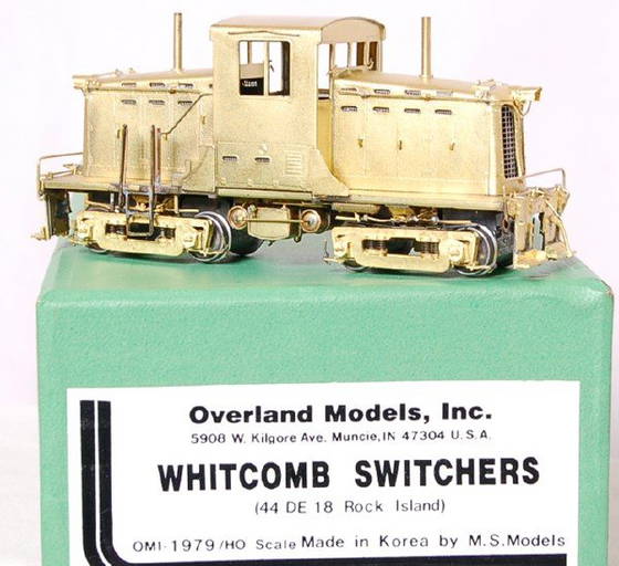 Overland Brass Ho Rock Island Whitcomb Switcher