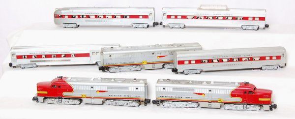 259: American Flyer Santa Fe 470, 471, 473 with cars - May 20, 2006 ...