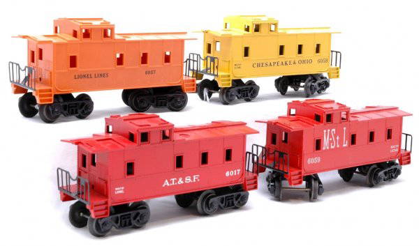 Lionel 6017 235 6057 50 6058 6059 Cabooses