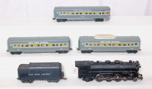 144: Marx 333 steam engine with 3 passenger cars - Jul 08, 2006 | Stout ...