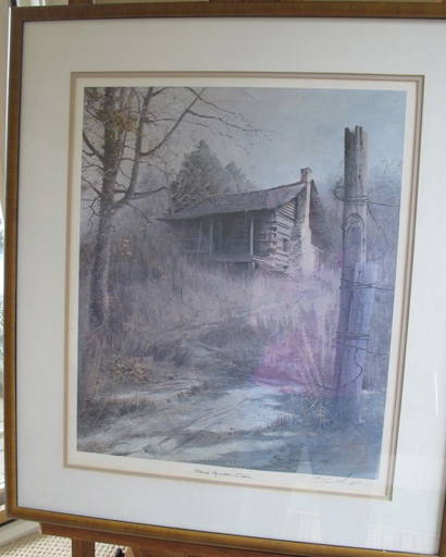 Ben Hampton Print "sand Mountain Cabin"
