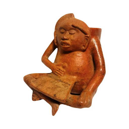 Pre-Columbian Maya Seated Figure Vessel Pre-Columbian Maya Seated Figure Vessel