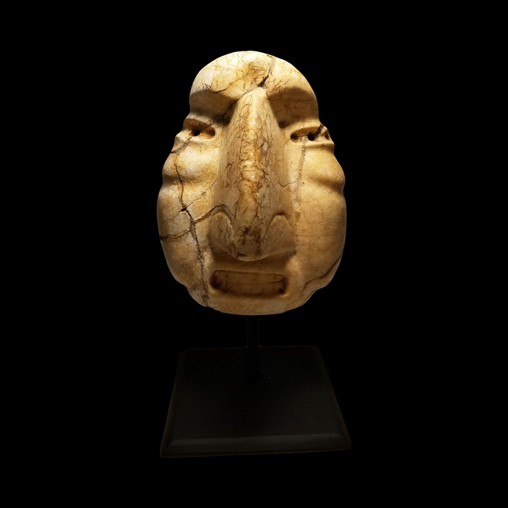 Rare Pre-Columbian Sultepec Stone Mask