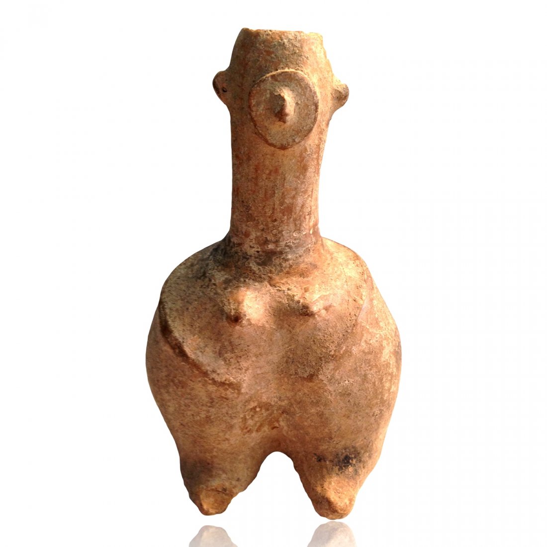 Ancient Amlash Pottery Steatopygous Female Idol