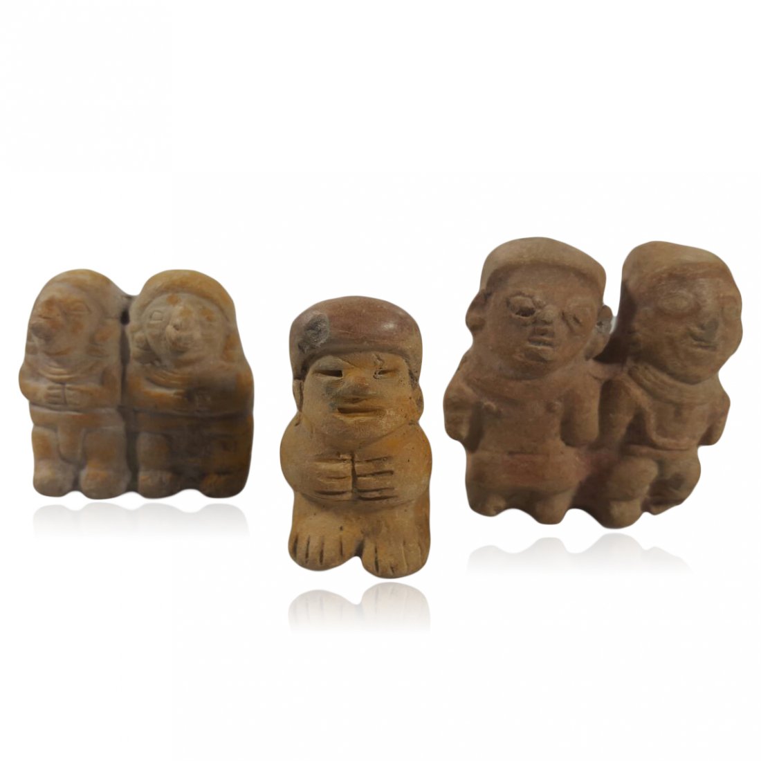 Three Pre Columbian Ecuadorian Pottery Items