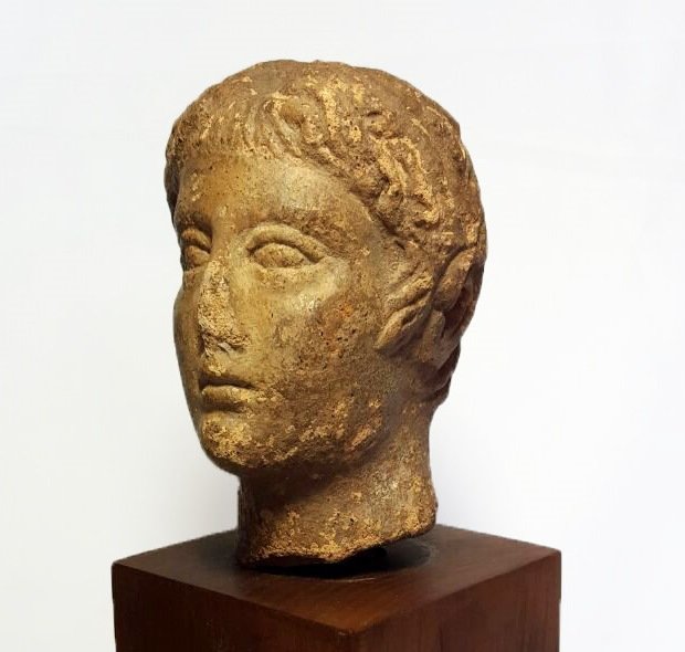Ancient Roman Pottery Head