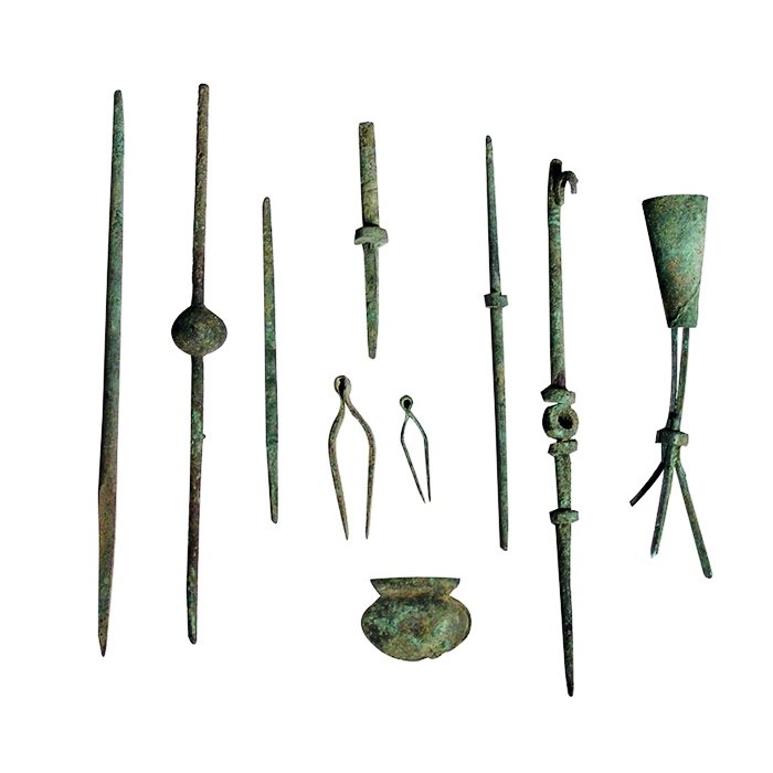 Pre Columbian Inca Copper Tools