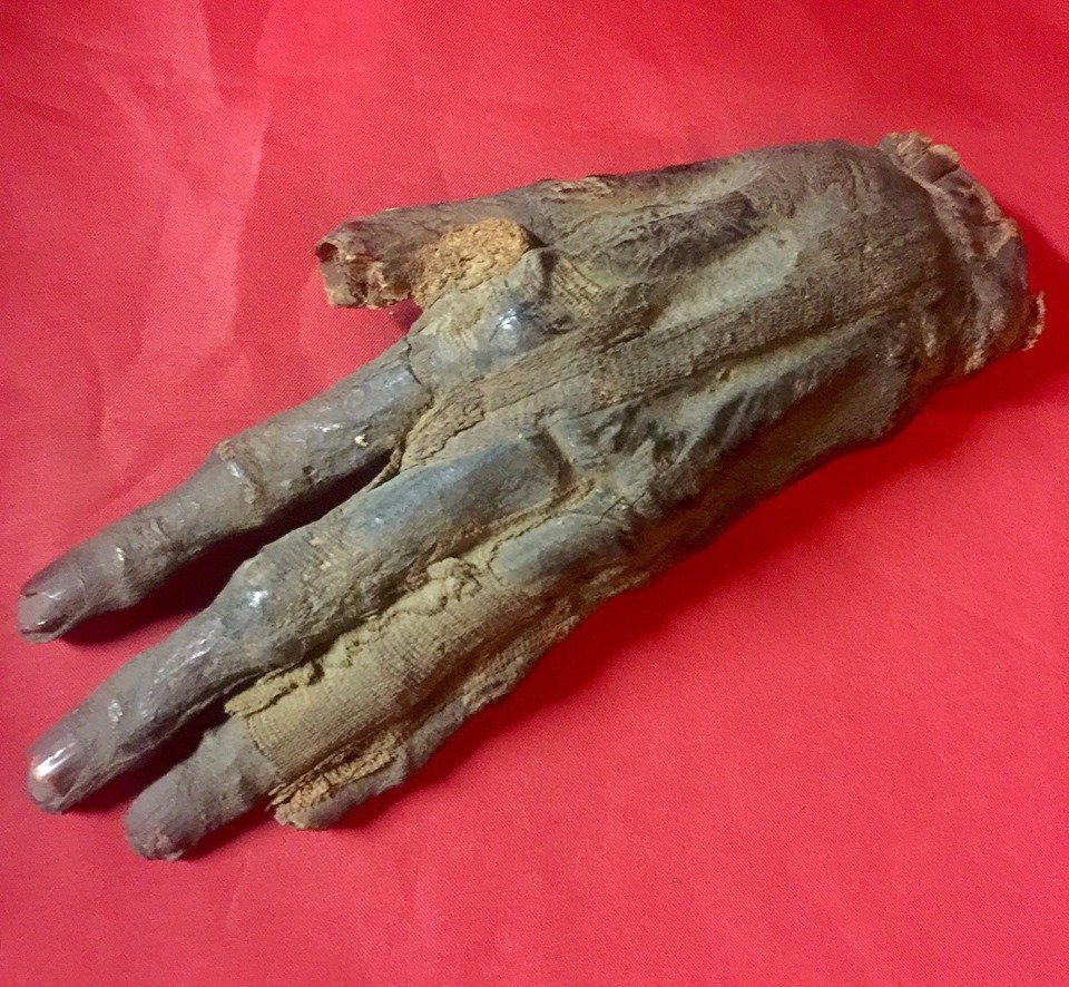 Ancient Egyptian Mummified Human Hand
