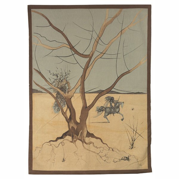 Salvador Dali Tapestry "asher" Twelve Tribes Of Israel