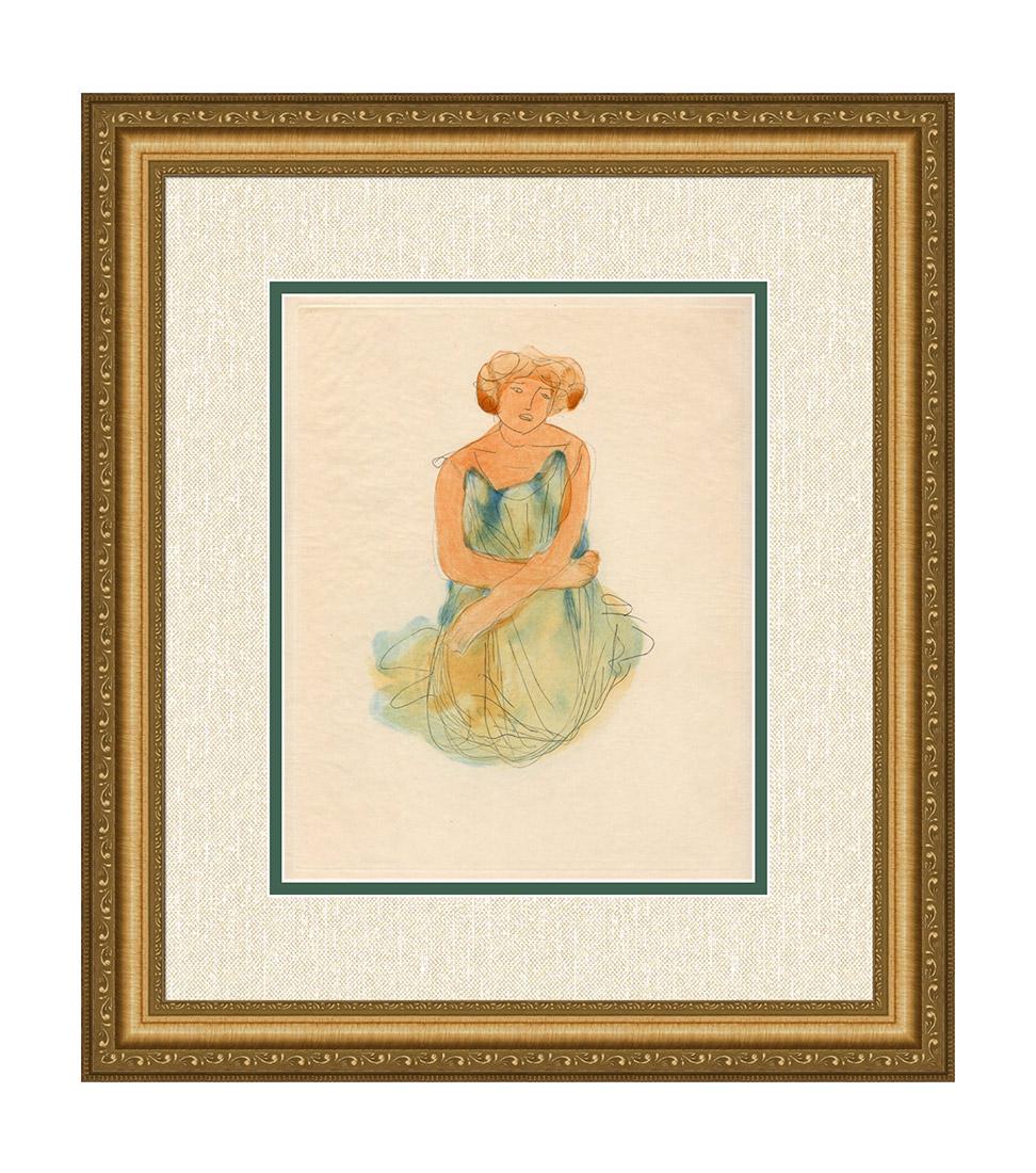 1904 Auguste Rodin Young Woman III Etching