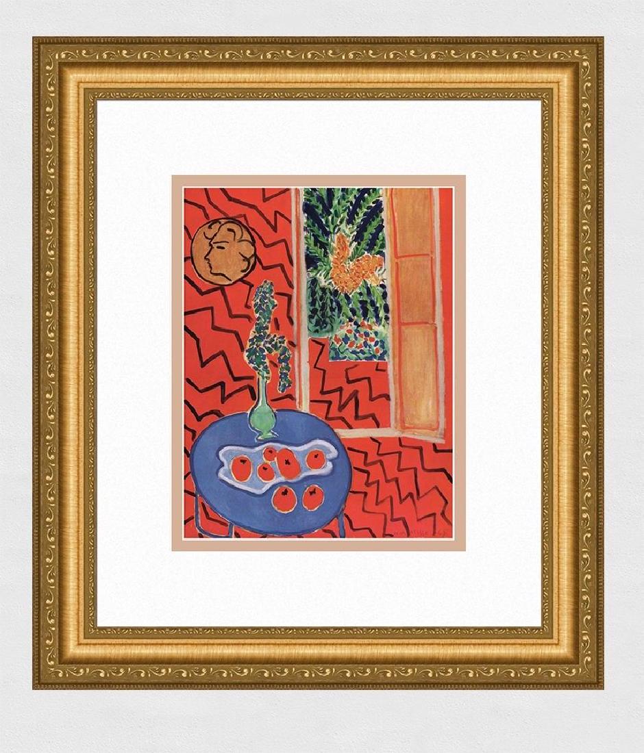 1948 Henri Matisse Red Interior, Still Life On Blue