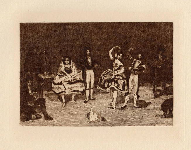 Edouard Manet 1892 Etching Spanish Ballet - Jun 06, 2021 | KCM ...