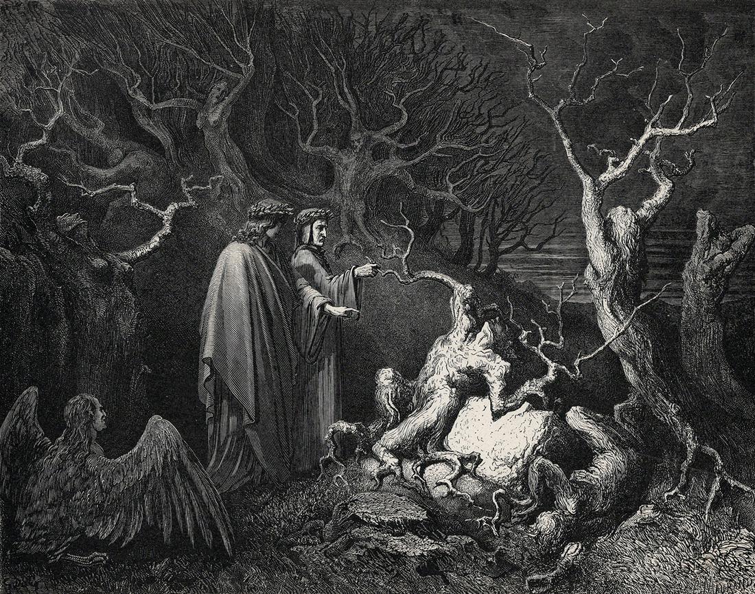 Gustave Dore Forest of Suicides (Dante's Divine Comedy - Aug 08, 2021 ...