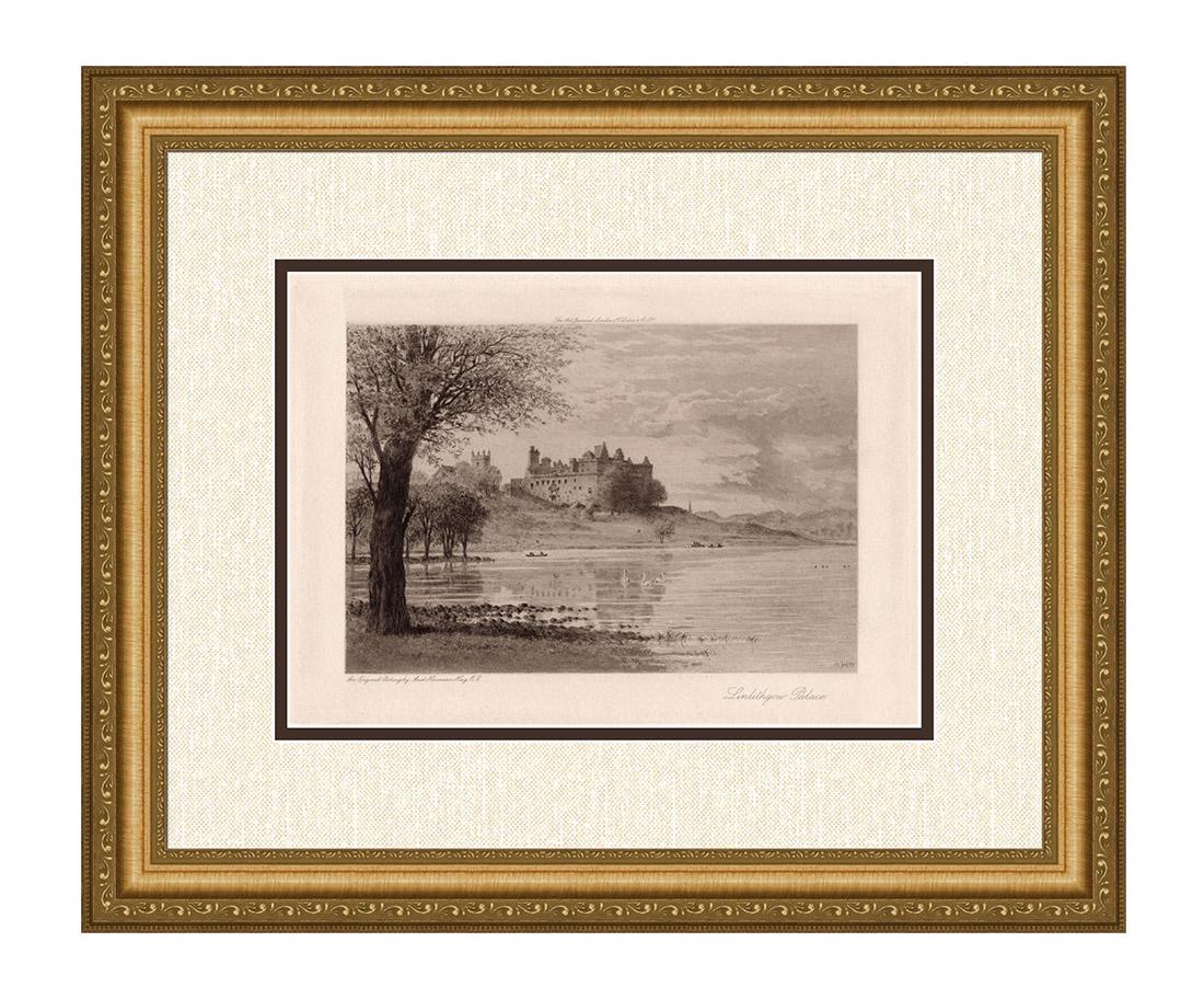 Axel Herman Haig Linlithgow Castle Original Etching (#0292) on Jul 17 ...