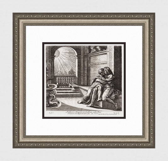 Raphael 1649 Engraving Vatican Isaac And Abimelech