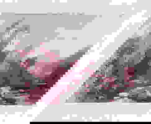 James Harding Landscape 1880 Engraving Auction