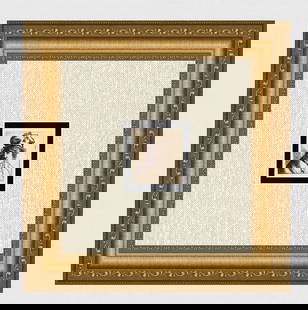 Adam & Eve, Etching After Rembrandt. Auction