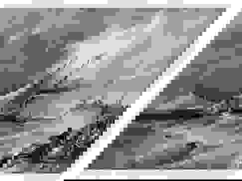 William Adolphus Knell 1800s Engraving Prince Albert Lands At Dover ...