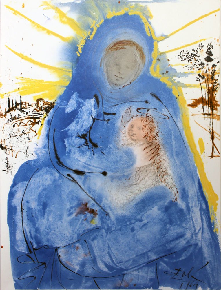 Salvador Dali Biblia Sacra 1967 Virgin Mary Lithograph - Apr 25, 2015 ...