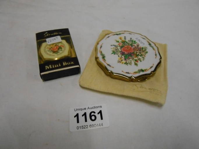 A Stratton Compact And A Pill Box