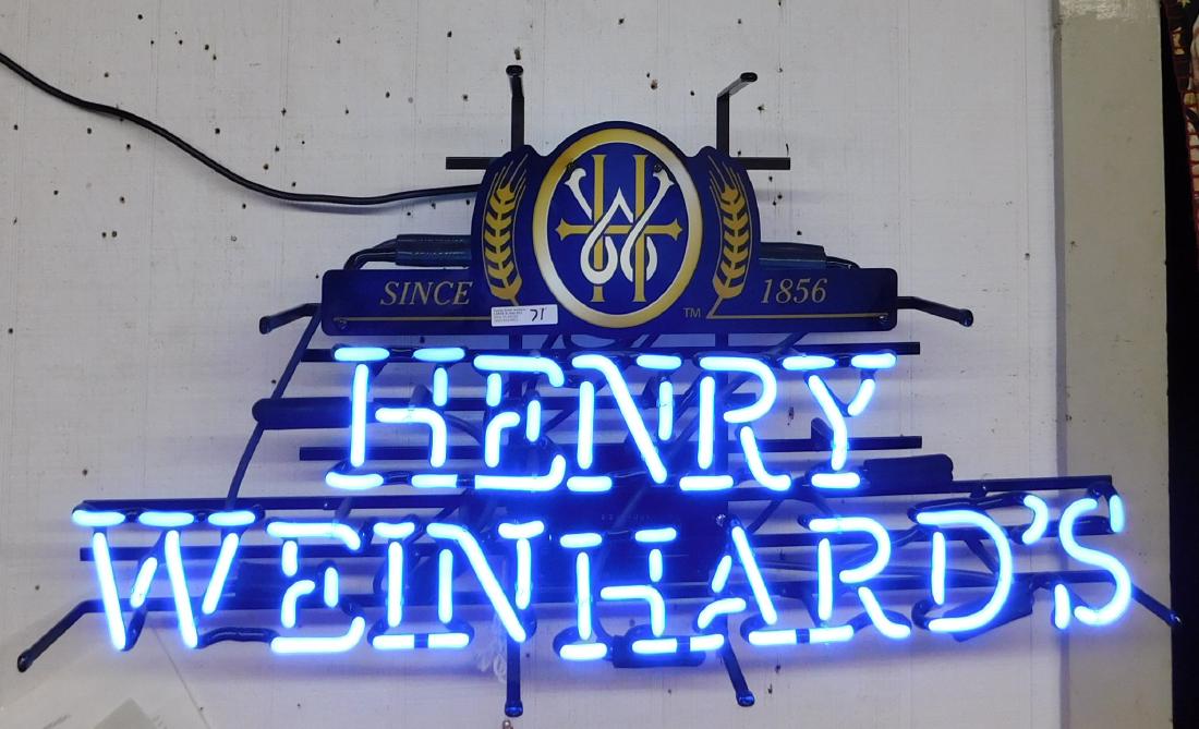 HENRY WEINHARD'S NEON SIGN, WORKS AND