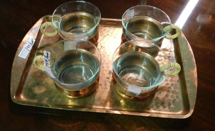 Zint Handarbeit Hammered Copper Set W/