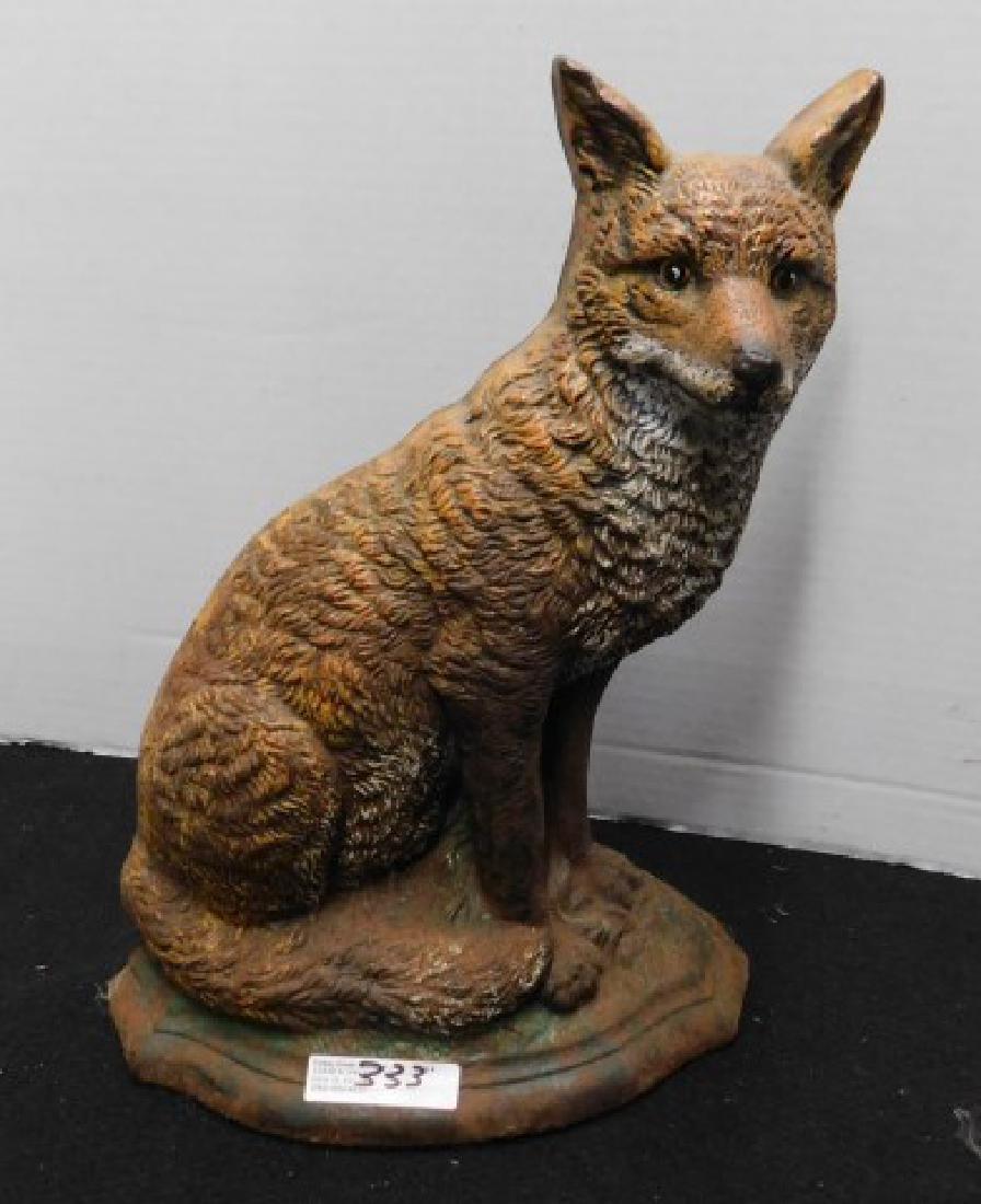 CAST IRON FOX DOORSTOP, SHOWS SOME PAINT - Nov 04, 2017 | Turkey Creek ...