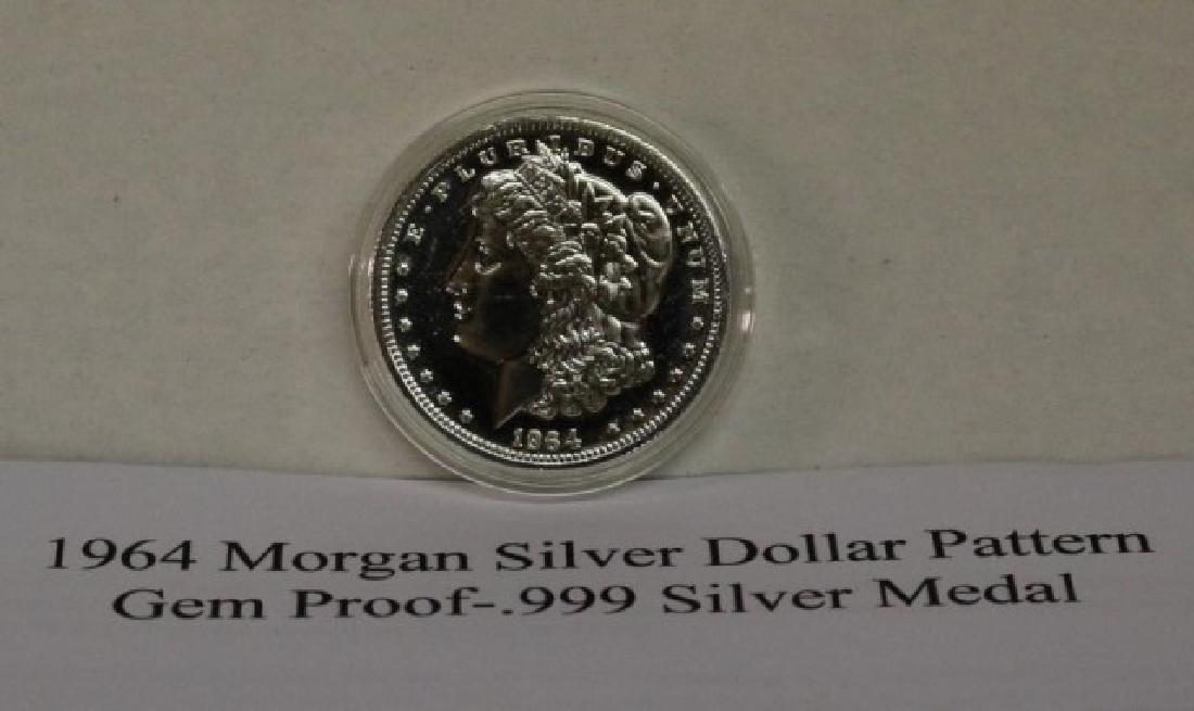 1964 MORGAN SILVER DOLLAR PATTERN GEM PROOF