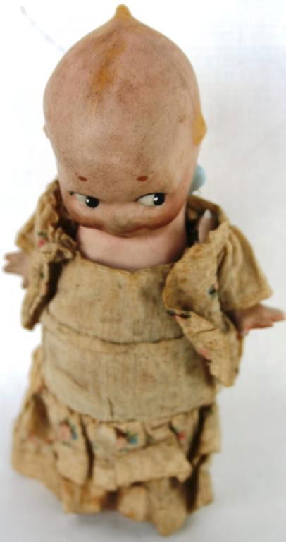 Vintage Jointed Bisque Kewpie Doll,