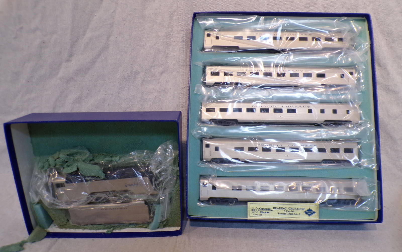 New Custom Brass Reading "crusader" Lines 5 Car Auction