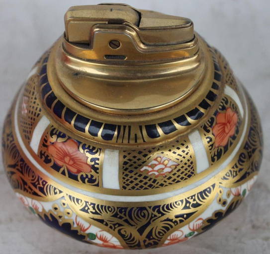 Royal Crown Derby Porcelain Lighter, Made For