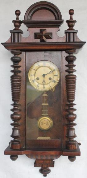 Antique German Pendulum Wall Clock : Lot 0275