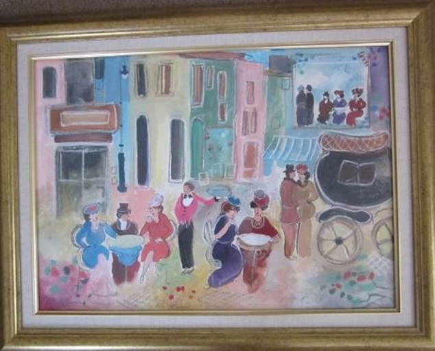 Zule Moskowitz(argentina Israel) Original Painting