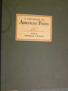1939 Thomas Craven " A Treasury Of American Prints"