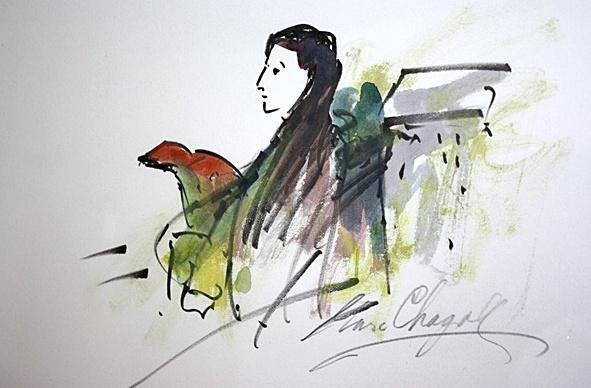 Original Ink & Wash M Chagall Drawing - Signed - Mar 28, 2015 ...