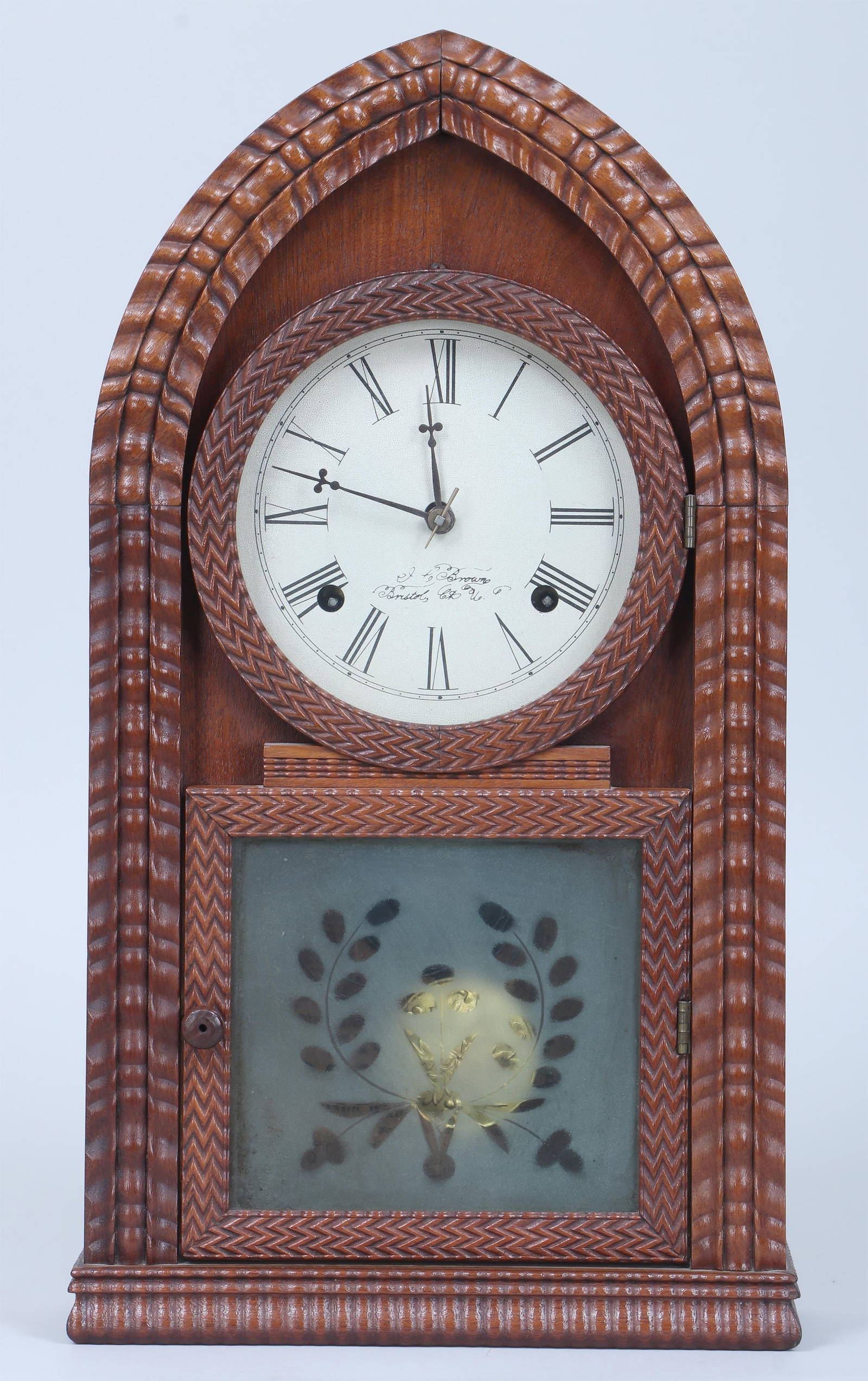 J.c. Brown, Full Ripple Beehive Clock Auction